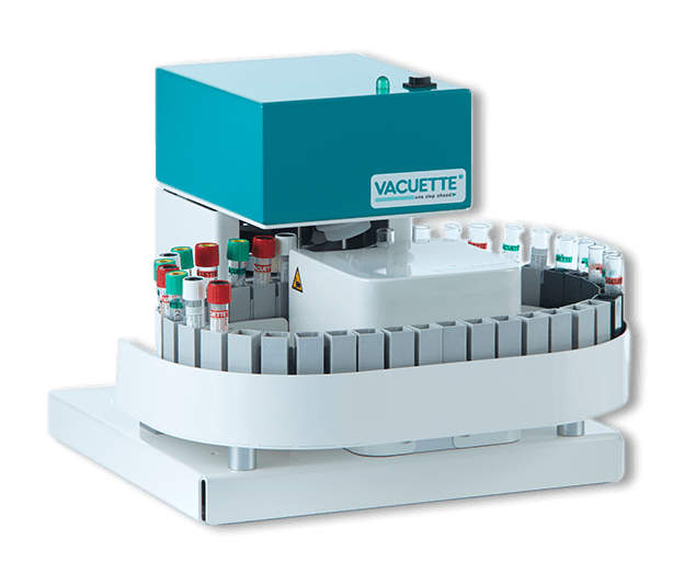 Afpropper VACUETTE® UNICAP kan afproppe op til 40 VACUETTE® rør